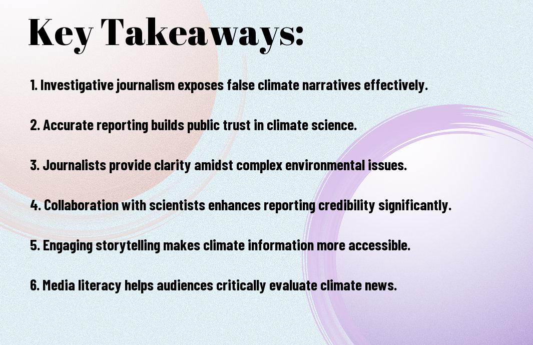 The Role of Journalism in Combating Climate Misinformation - News on Climate Change