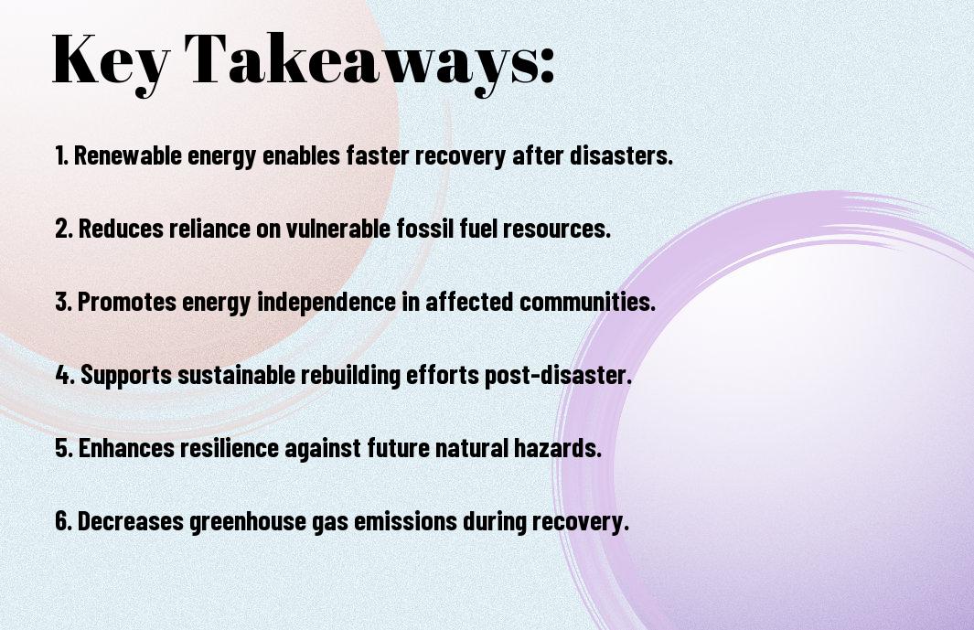 The Role of Renewable Energy in Disaster Recovery - News on Climate Change