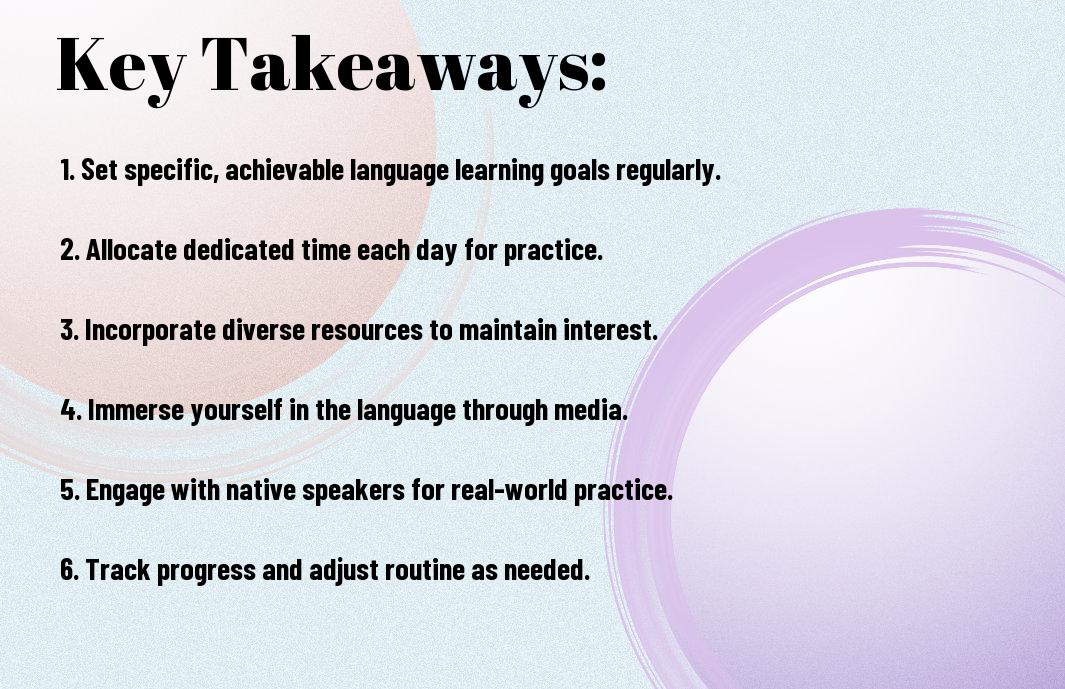 How to Build an Effective Language Learning Routine - Jhere