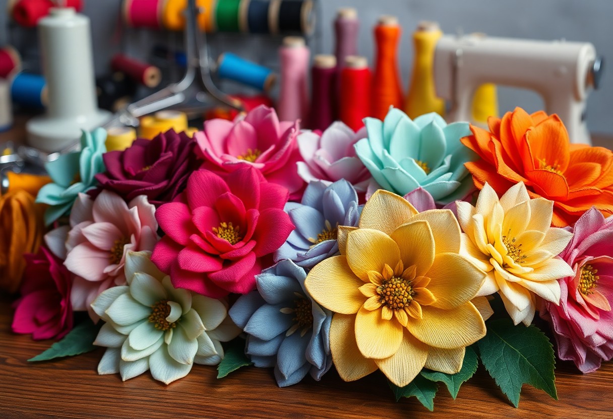 How to Make Fabric Flowers - Linearyazilim