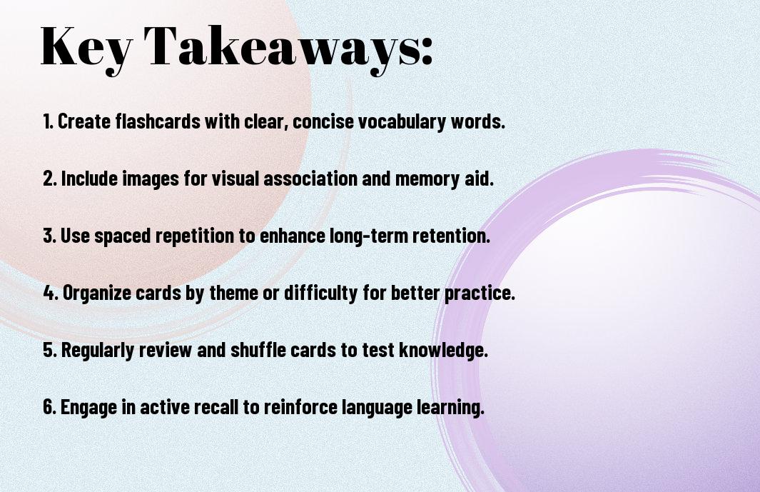 How to Use Flashcards for Language Memorization - Jhere