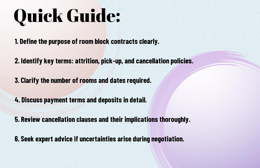Understanding Room Block Contracts - Key Terms Explained - Hotel Gurus