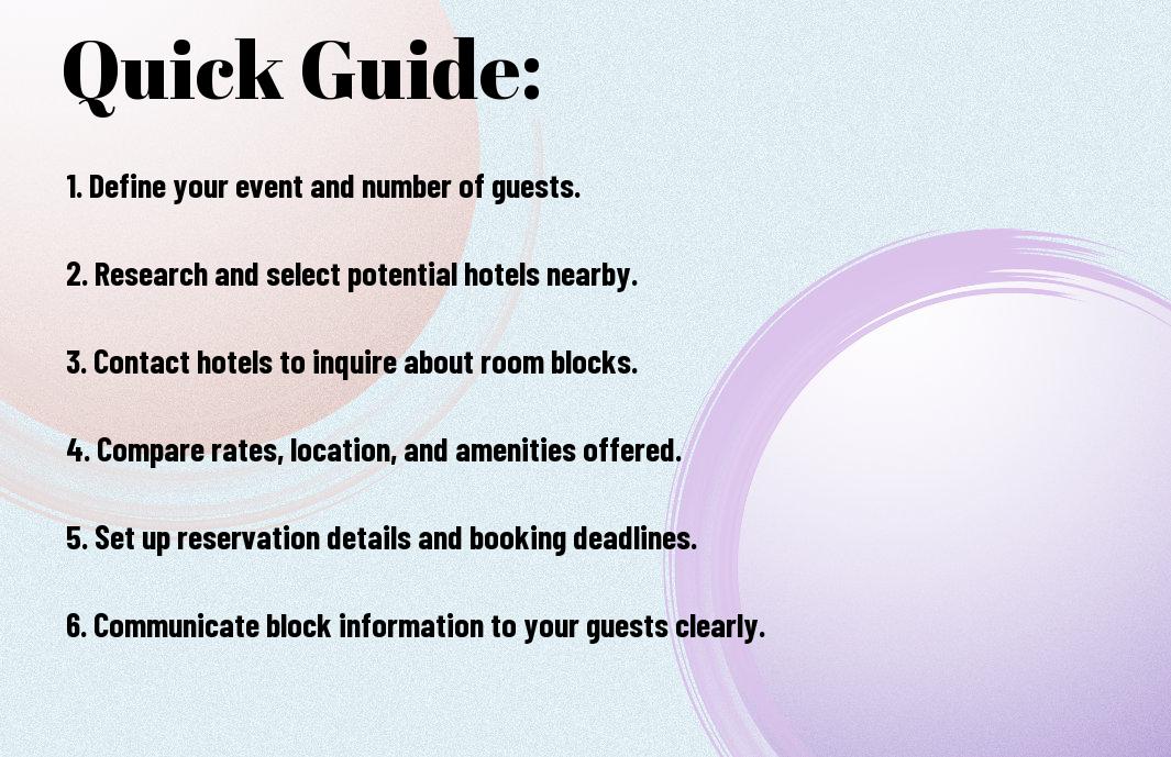 Hotel Room Blocks 101 - The Basics You Need to Know. - Hotel Gurus