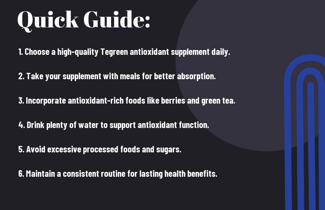 Elevate Your Health - 7 Steps To Incorporate Tegreen Antioxidants Into Your Daily Routine ...