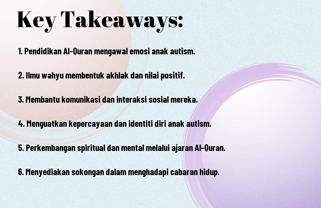 “Anak Autism dan Al-Quran - 5 Sebab Kenapa Mereka Perlu Dididik dengan ...