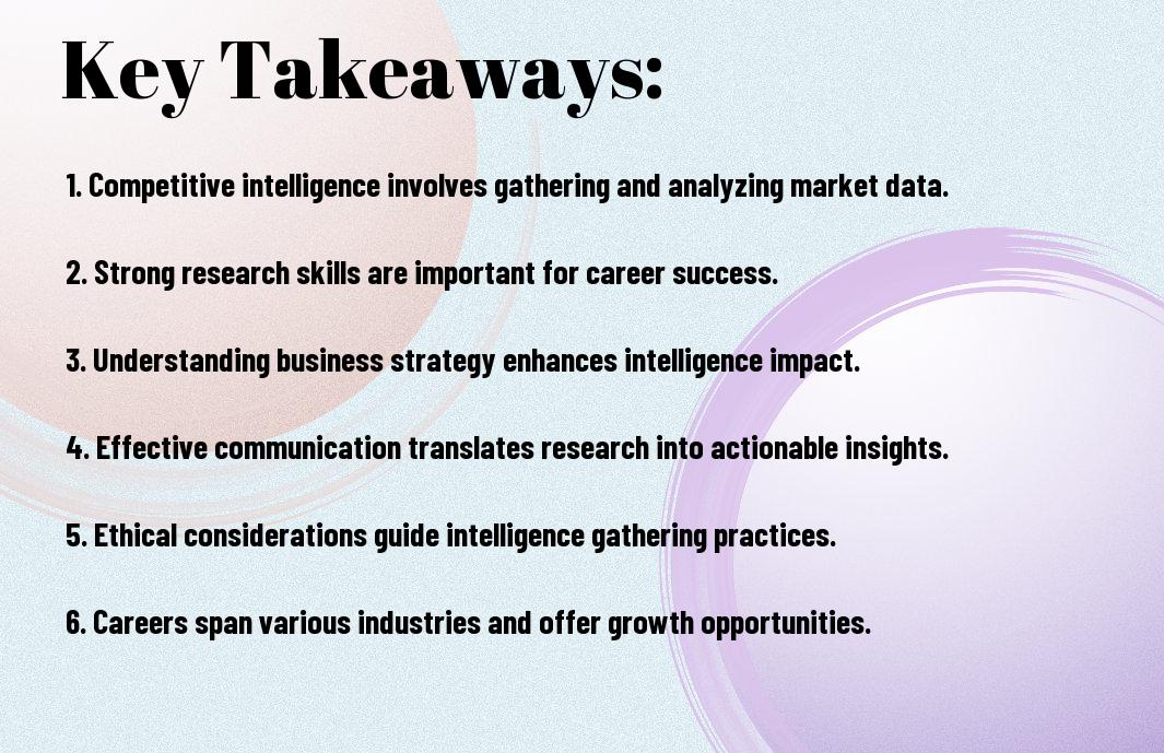 From Research to Strategy - Careers in Competitive Intelligence ...