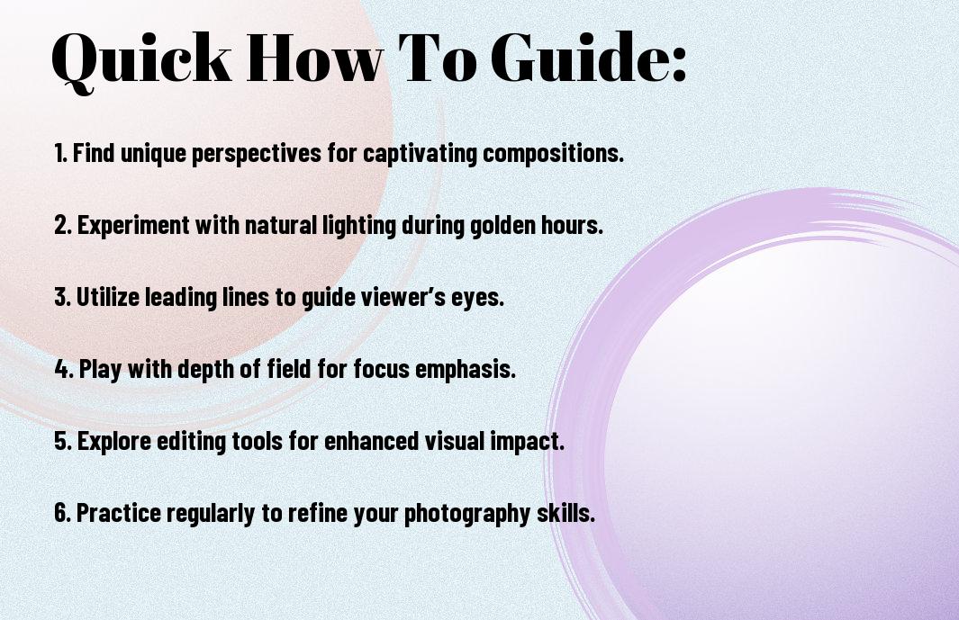 Dynamic How-to Tips For Breathtaking Photography – Transform Your Shots