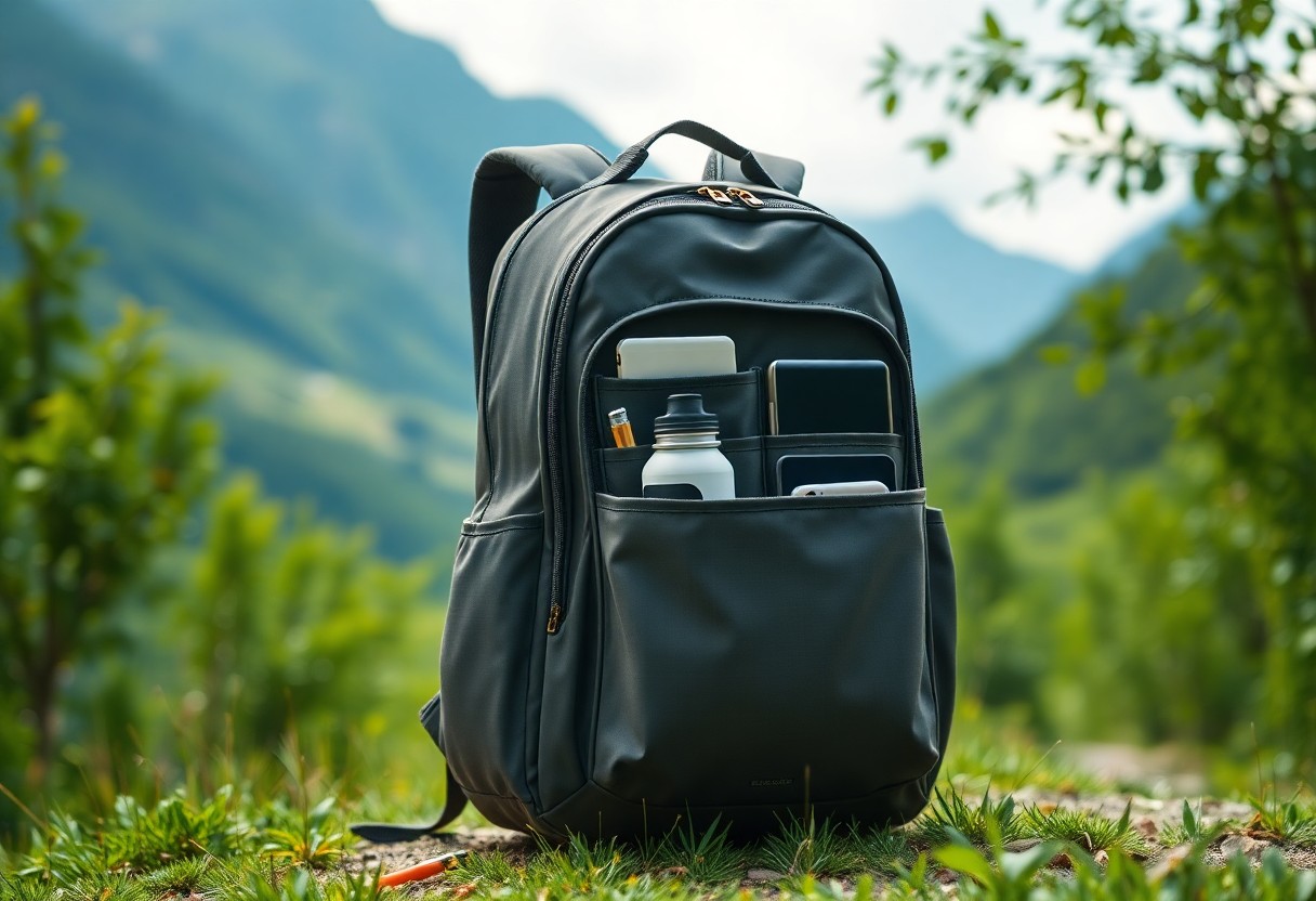 EcoHub Backpack – Sustainable Travel Meets Modern Functionality – Ben ...