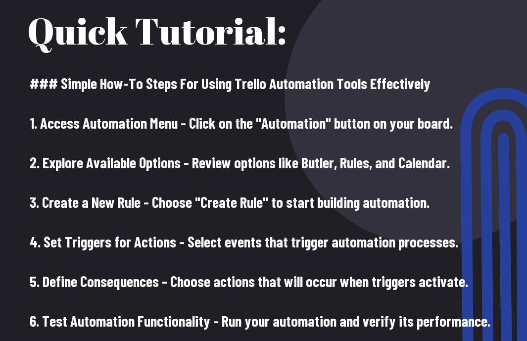 Simple How To Steps For Using Trello Automation Tools Effectively