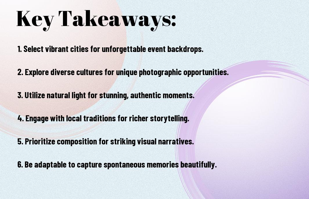 Unlocking The Beauty Of Event Photography - Top Cities To Capture ...