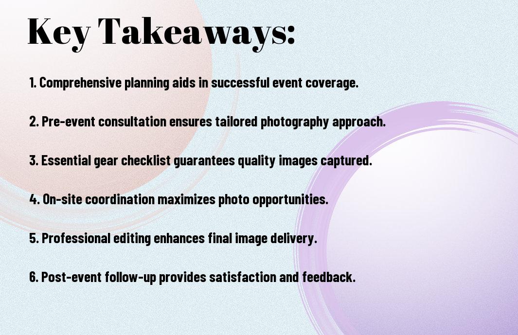 Event Photography Checklist - What To Expect From Edin Studios ...