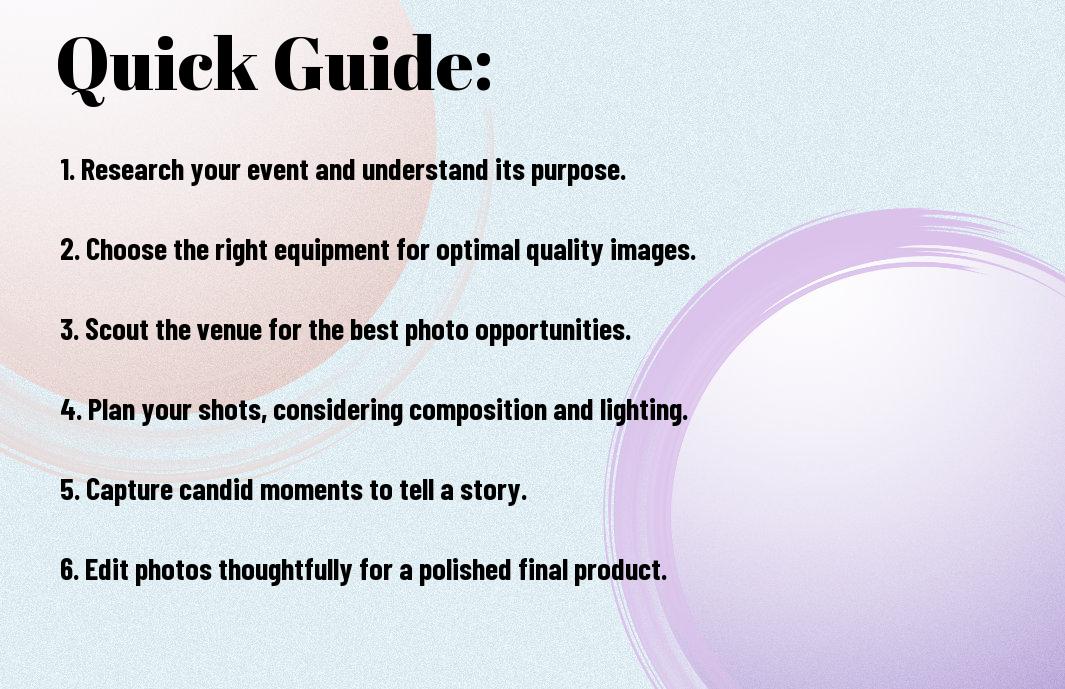 Capturing The Moment – The Ultimate Guide To Event Photography In ...