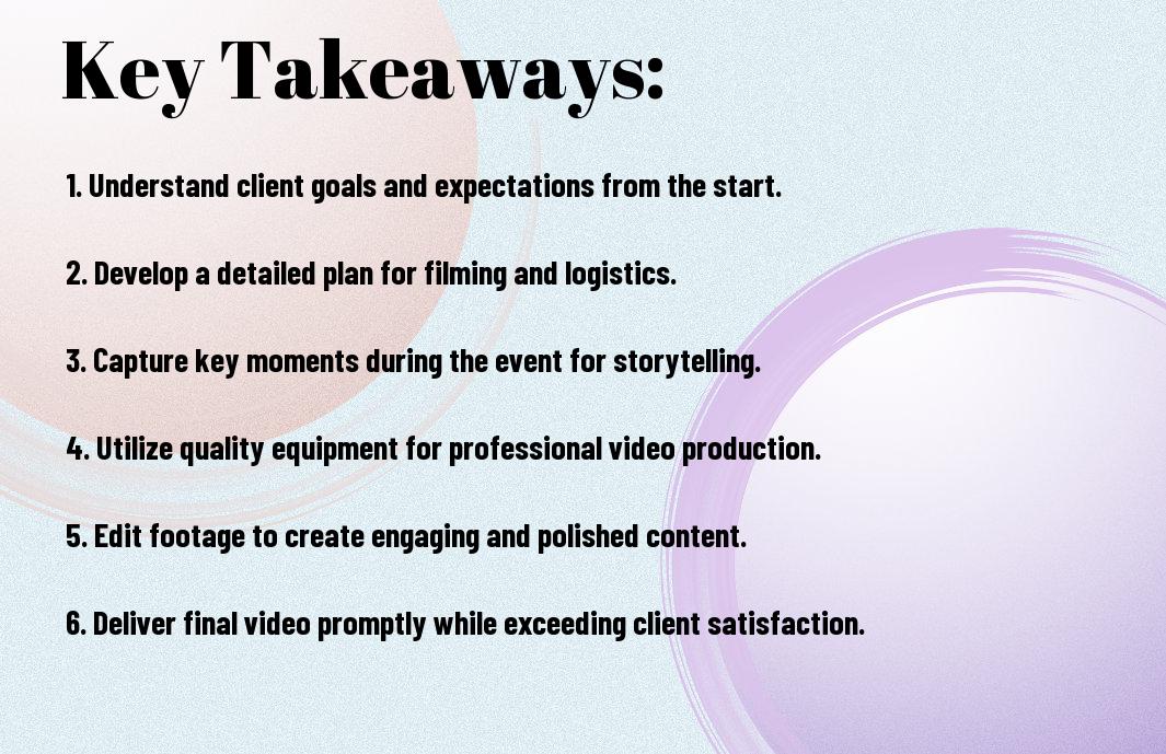 From Concept To Completion – The Event Videography Process Explained ...