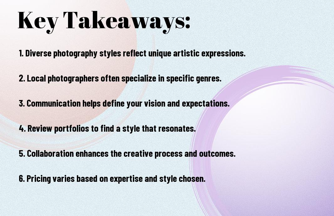 Exploring Different Photography Styles - What To Expect From Local ...