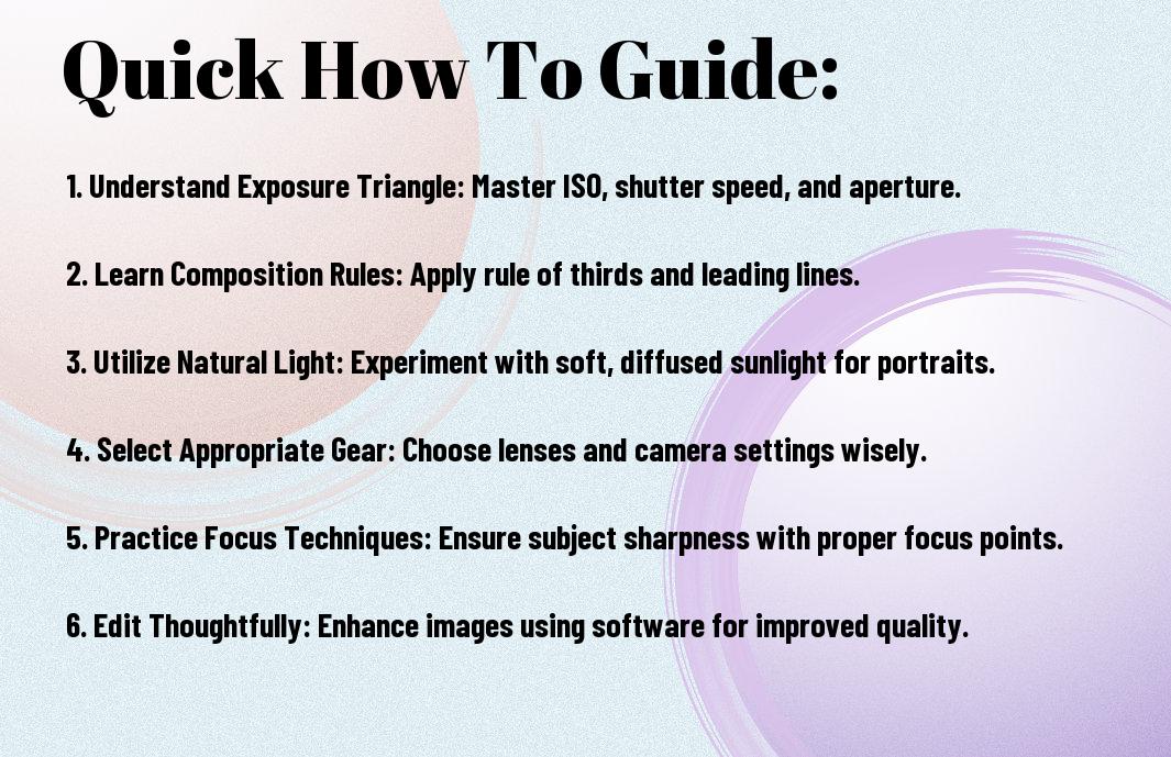 Foundational How-To Insights For Effective Photography Basics ...