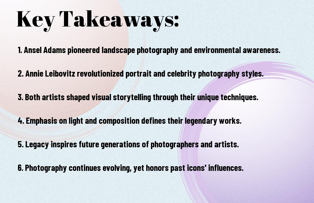 From Ansel Adams To Annie Leibovitz – Celebrating The Icons Of ...
