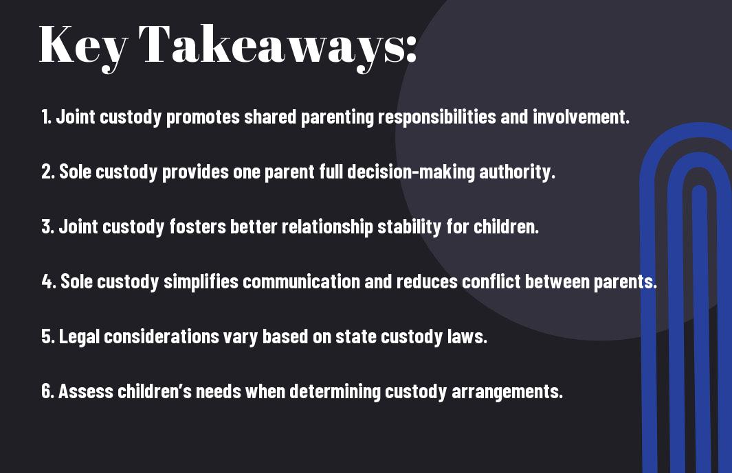 Joint Custody vs. Sole Custody - Pros, Cons, and Legal Considerations ...