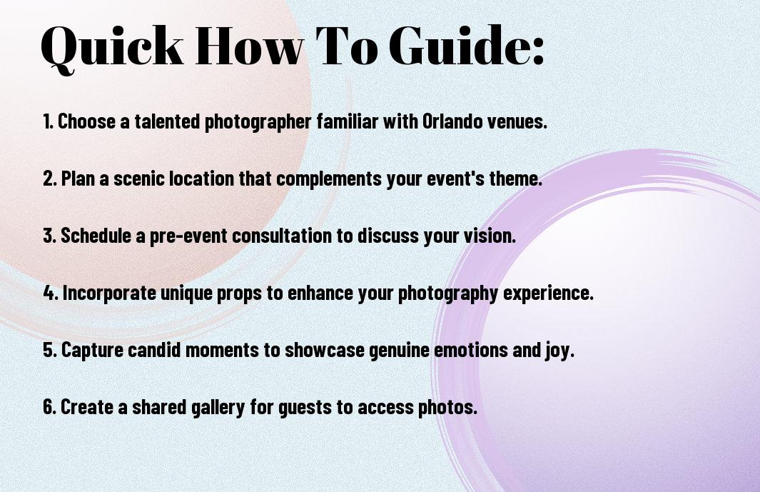 How To Make Your Orlando Event Unforgettable With Stunning Photography ...