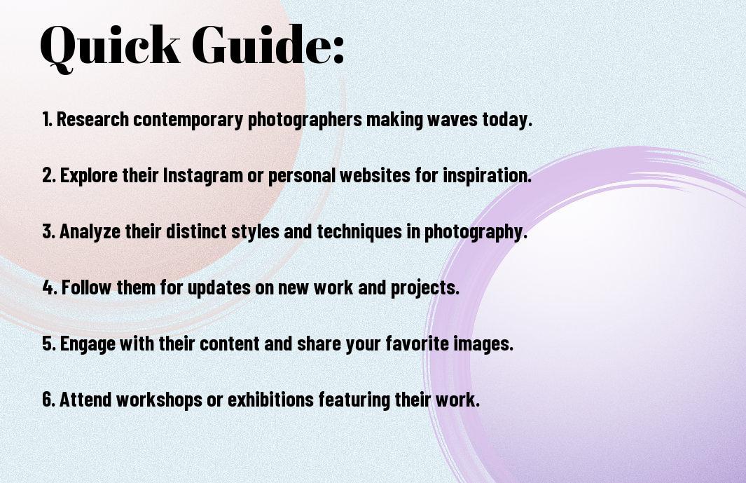 Famous Photographers You Should Follow - A Guide To Modern Visionaries ...