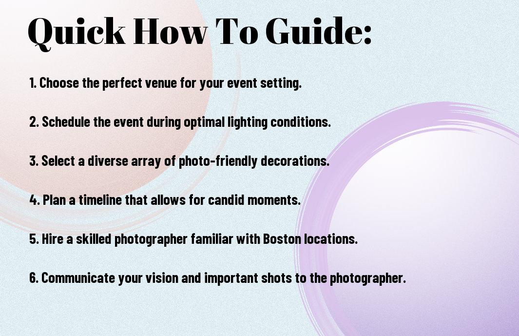How To Plan Your Boston Event For Amazing Photography Results | Edin ...