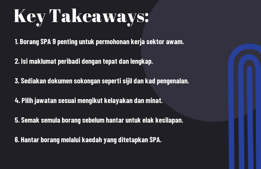 Panduan Lengkap Mengisi Borang SPA 9 untuk Permohonan Kerja di Malaysia ...