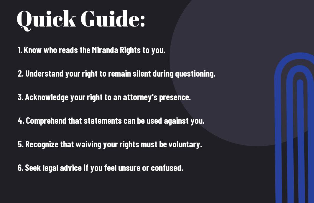 Your Rights Explained – A Comprehensive Guide To Understanding Miranda ...
